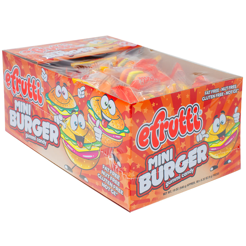 efrutti Gummi Burger Candy | Candy Funhouse – Candy Funhouse US