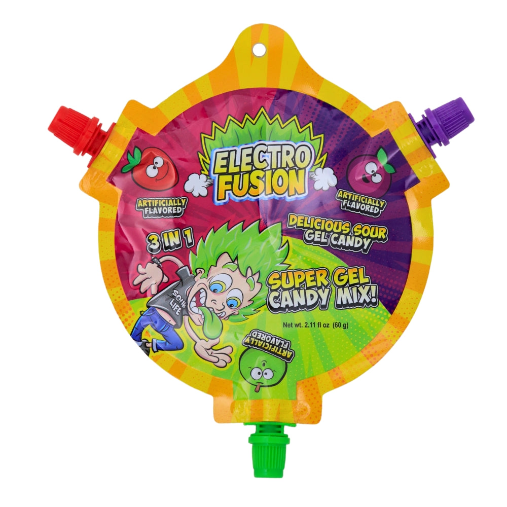 Electro Fusion Sour Gel Candy - 2.11oz | Candy Funhouse US