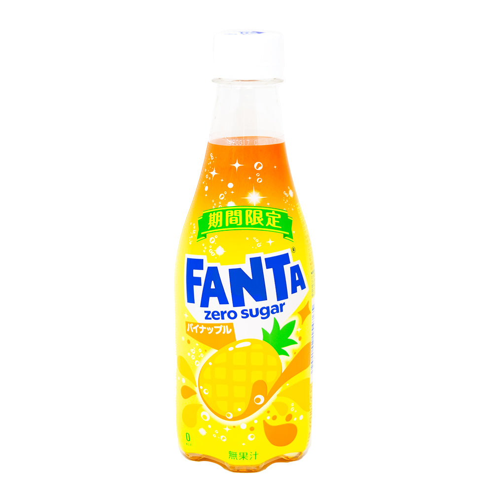 Fanta Pineapple Zero Sugar China 410ml Candy Funhouse Candy