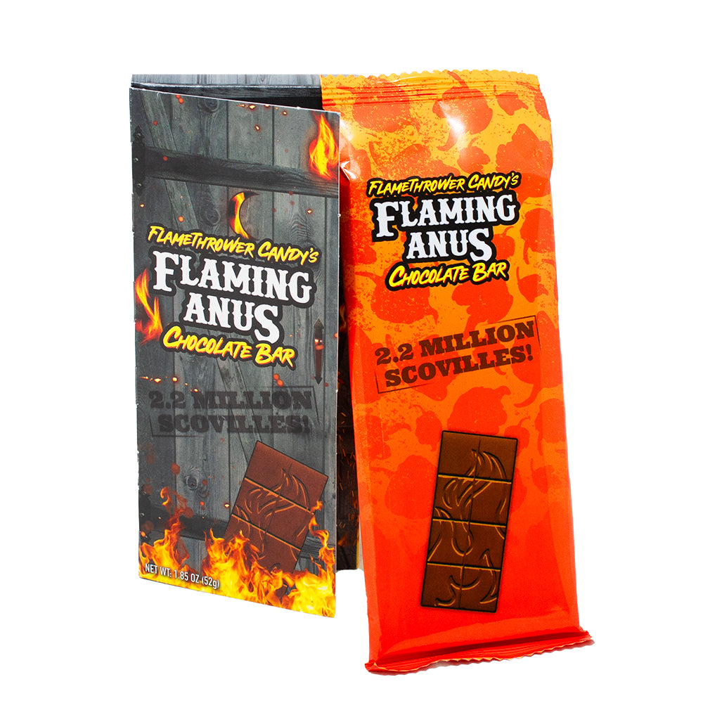 Flamethrower Candy's Flaming Anus Chocolate Bar - 52g – Candy Funhouse US