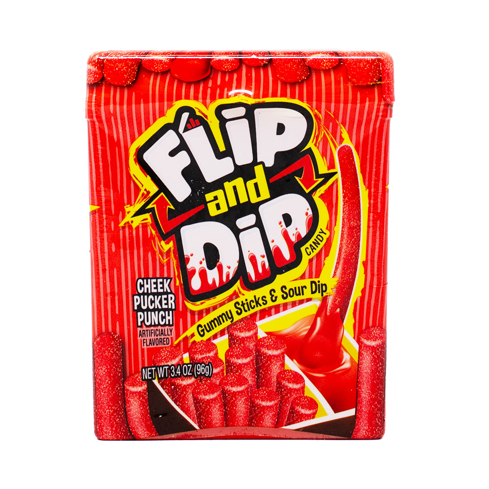 Flip and Dip Gumy Sticks & Sour Dip Candy - 3.4oz – Candy Funhouse US