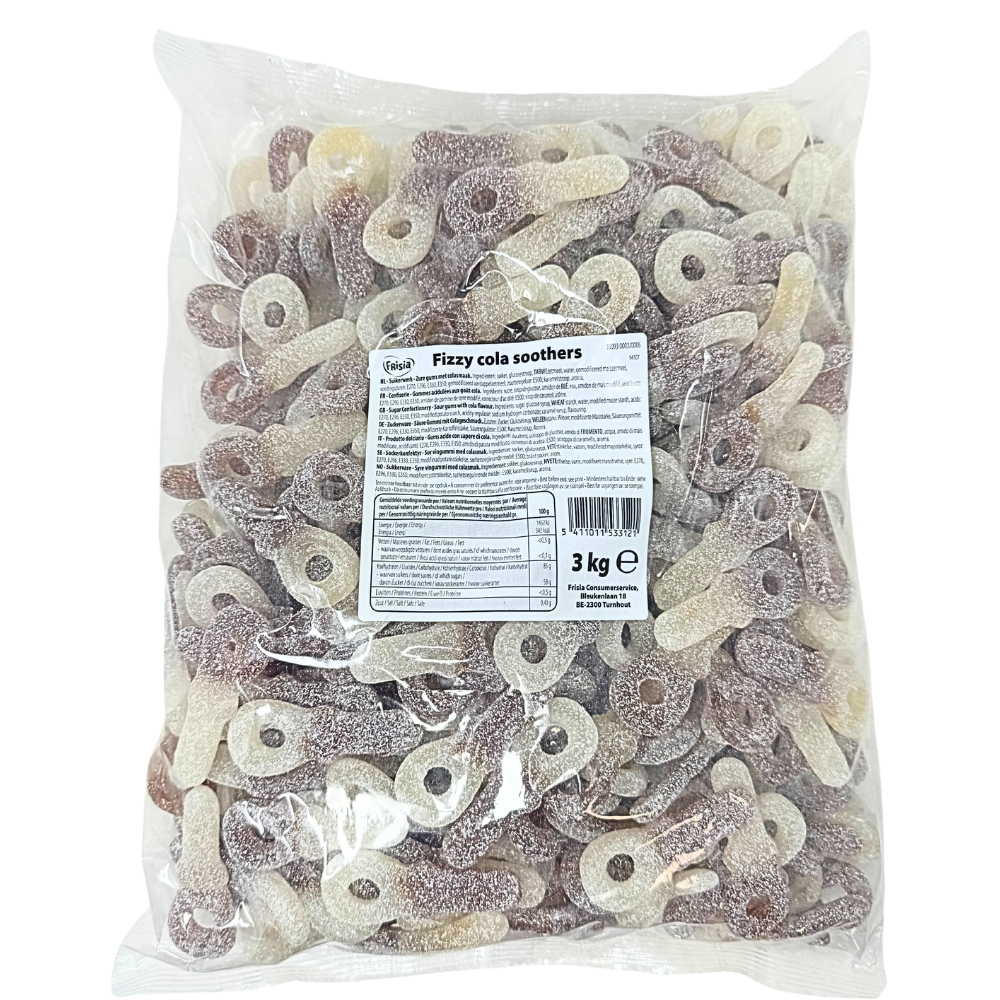 Frisia Fizzy Cola Soothers - 3kg | Candy Funhouse US