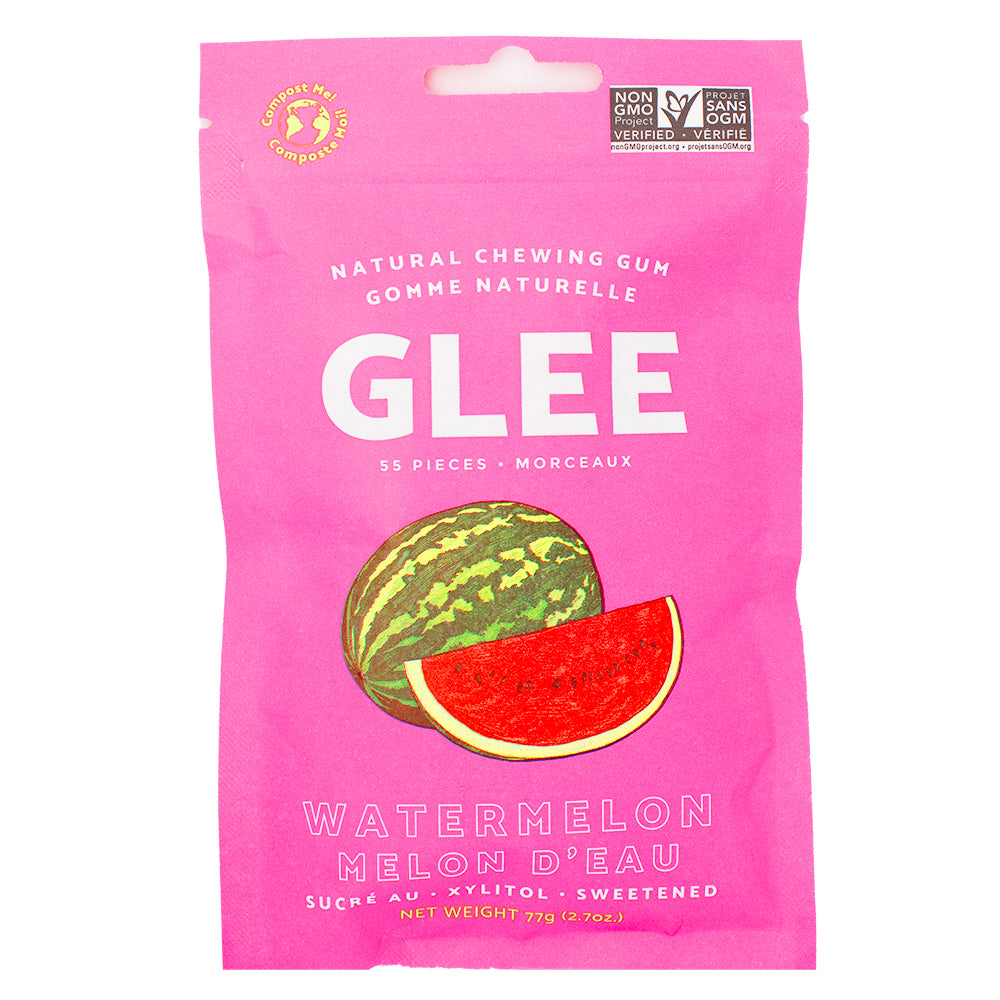 Glee Gum Sugar Free Watermelon - 77g | Candy Funhouse – Candy Funhouse US