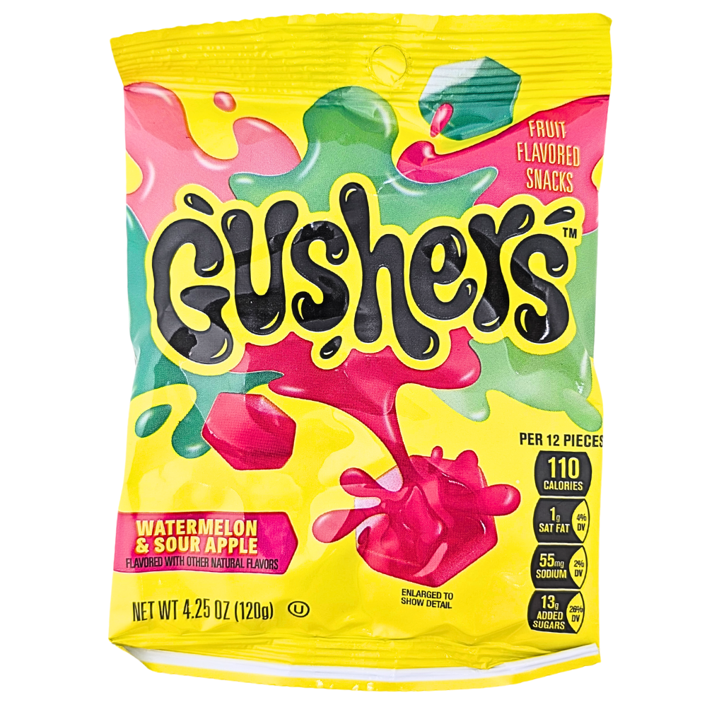 Gushers Watermelon & Sour Apple - 4.25oz | Candy Funhouse US