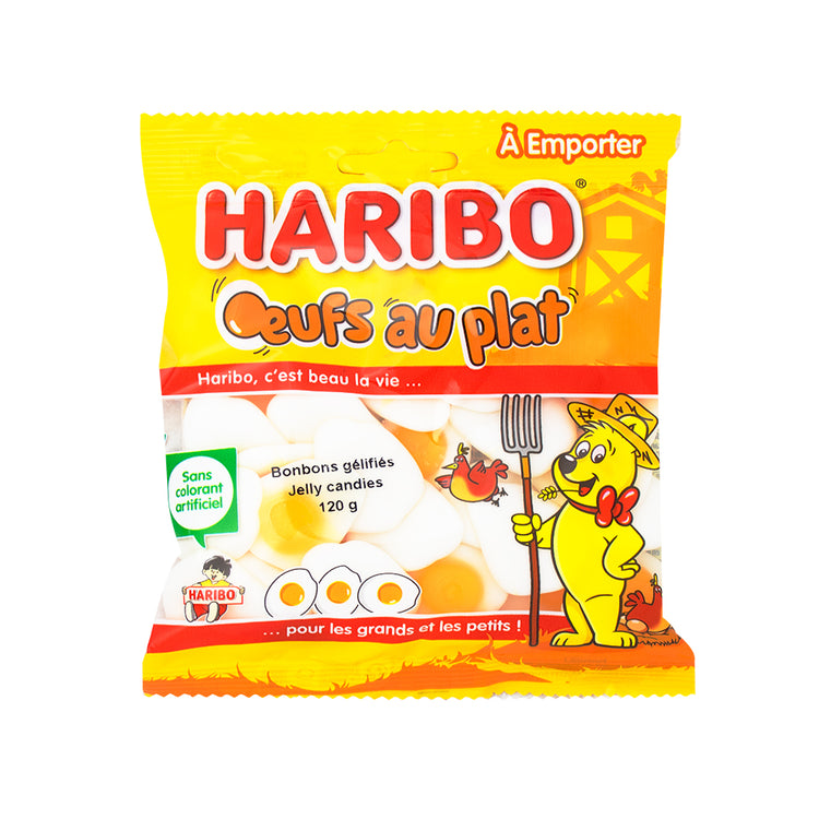 Haribo Fried Eggs - 120g | Candy Funhouse US
