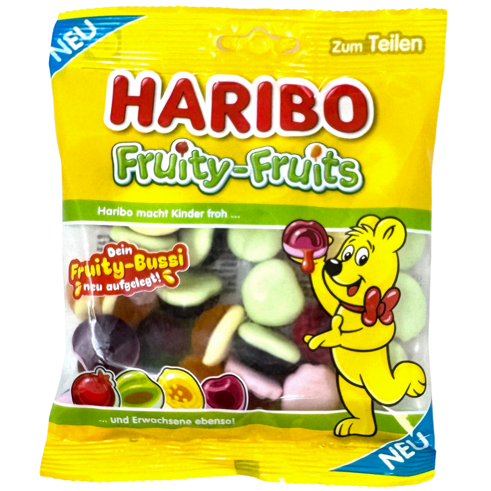 Haribo Fruity-Fruit Gummy Candy | Candy Funhouse US