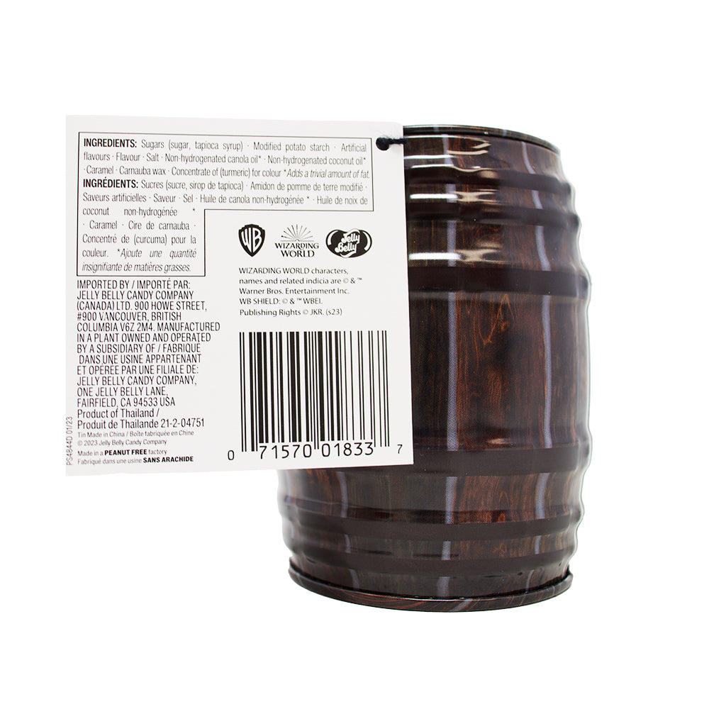 Harry Potter Butterbeer Chewy Candy Barrel Tin - 42g | Candy Funhouse US