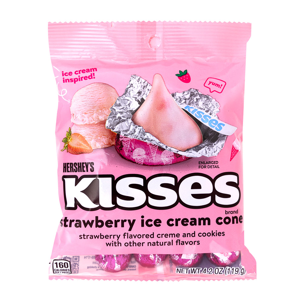 Hershey's Kisses Strawberry Ice Cream - 119g | Candy Funhouse – Candy ...