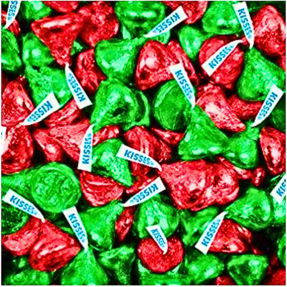 Hershey's Christmas Kisses Bulk - 25lbs | Candy Funhouse US