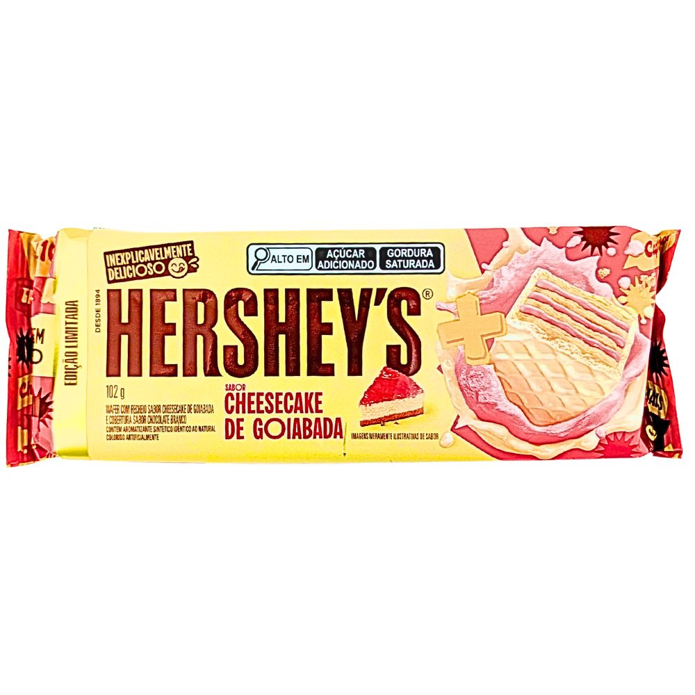 Hershey's Guava Cheesecake Wafer (Brazil) - 102g | Candy Funhouse US