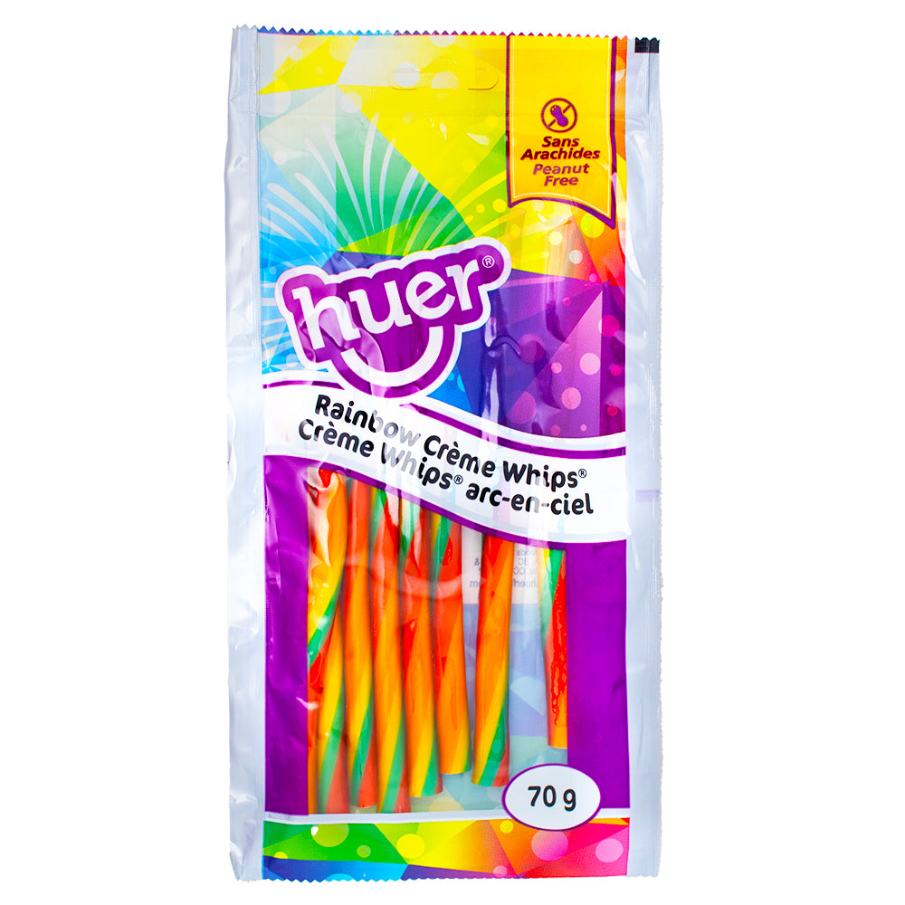 Huer Rainbow Creme Whips - 70g | Candy Funhouse – Candy Funhouse US