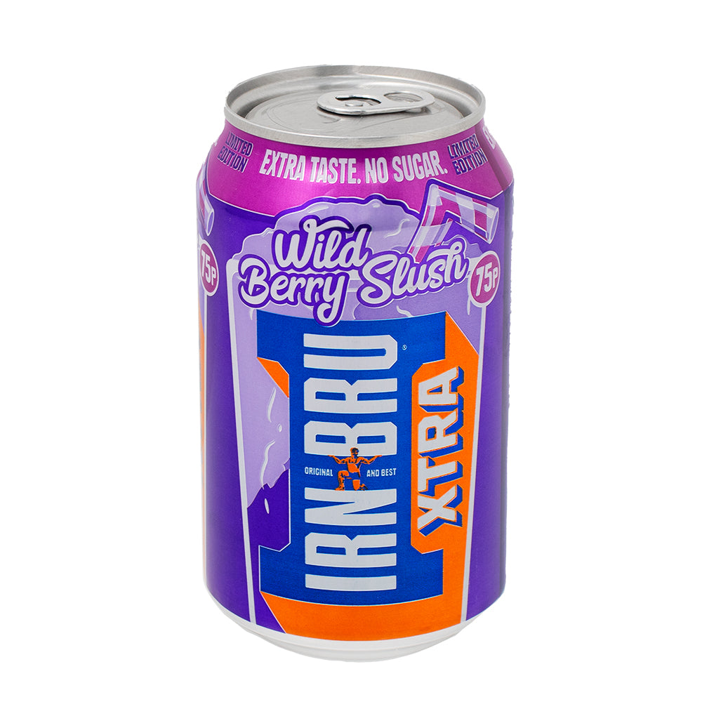 Irn Bru Xtra Wild Berry Slush (UK) - 330mL | Candy Funhouse – Candy ...