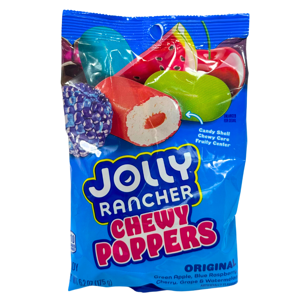 Jolly Rancher Chewy Poppers Original - 6.2oz | Candy Funhouse US