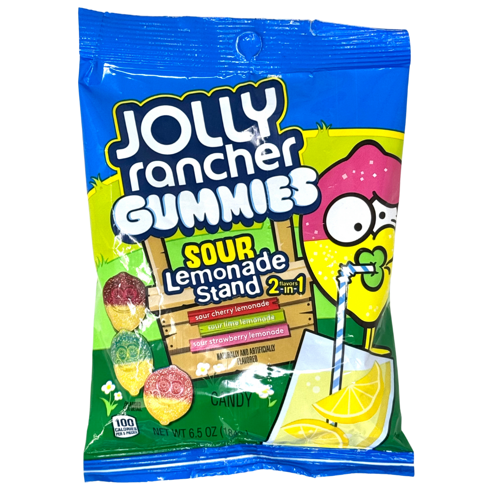 Jolly Rancher Gummies Sour Lemonade Stand - 6.5oz | Candy Funhouse US