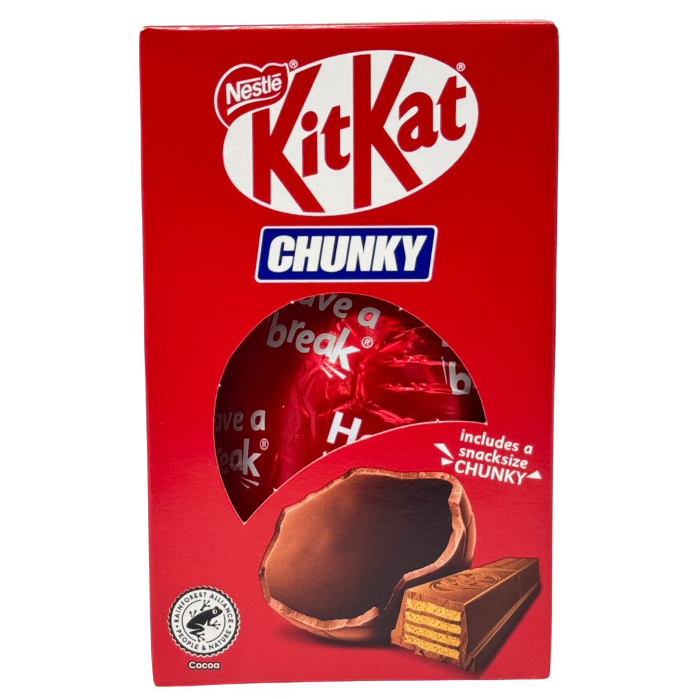 Kit Kat Chunky Easter Egg Medium (UK) - 110g | Candy Funhouse US