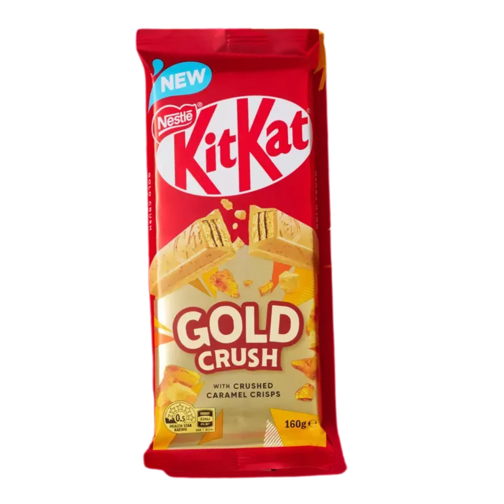 Kit Kat Gold Crush (Australia) - 160g | Candy Funhouse – Candy Funhouse US