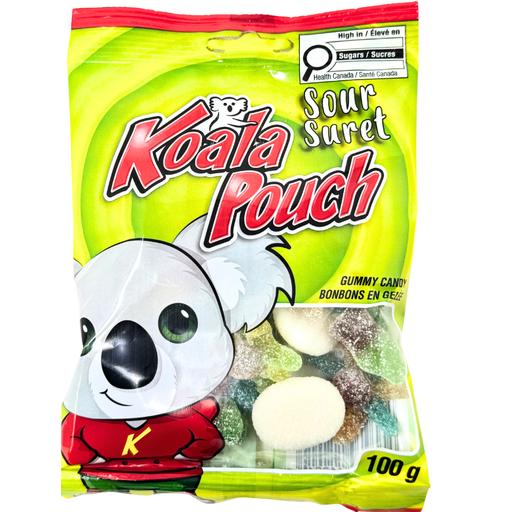 Koala Pouch Sour Gummy - 100g | Candy Funhouse US