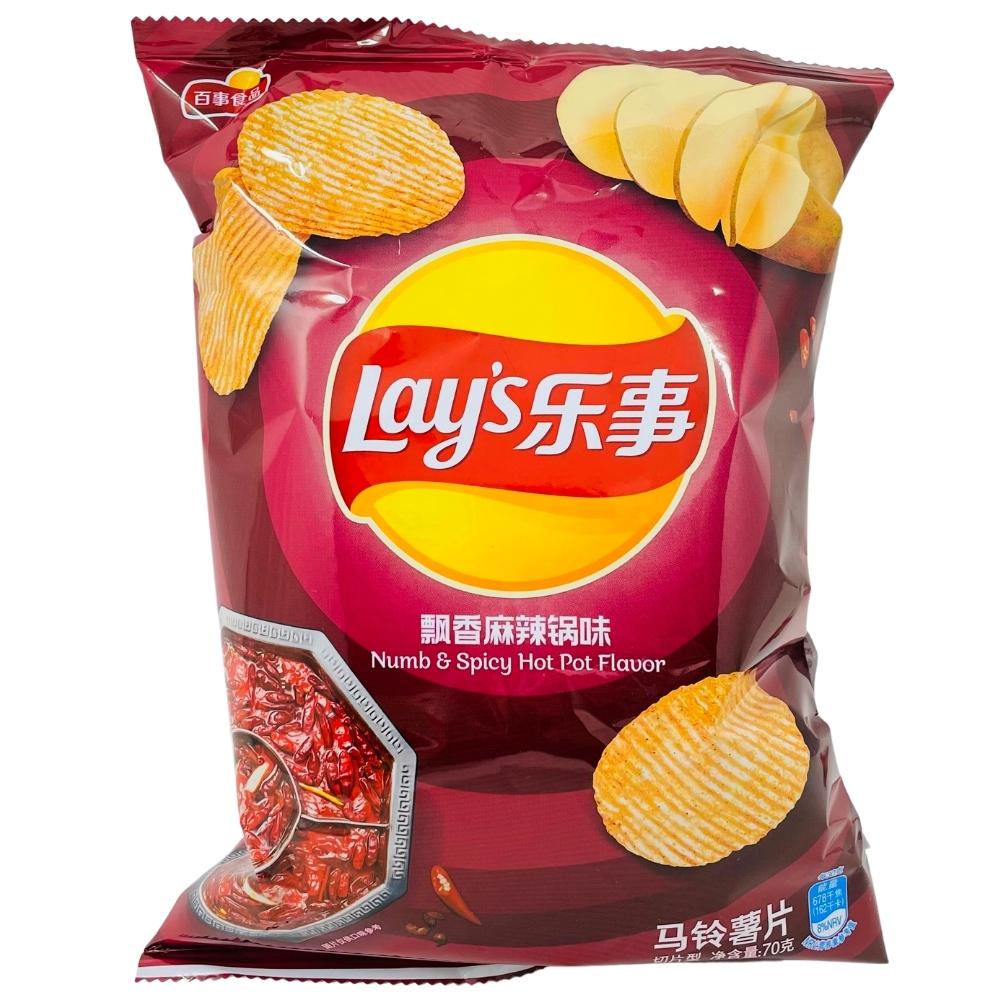 Lay's Numb & Spicy Hot Pot Chips - 70g (China) | Candy Funhouse – Candy ...