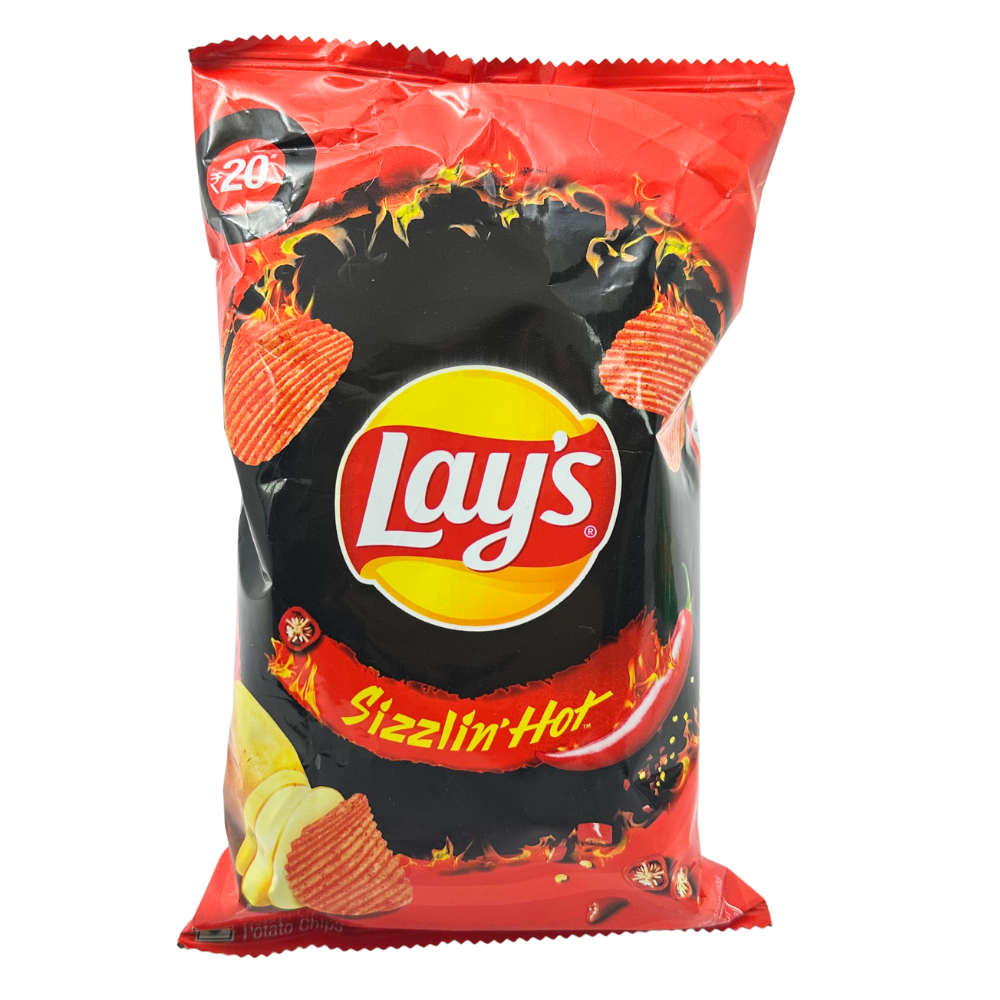 Lays Sizzling Hot (India) - 48g | Candy Funhouse – Candy Funhouse US