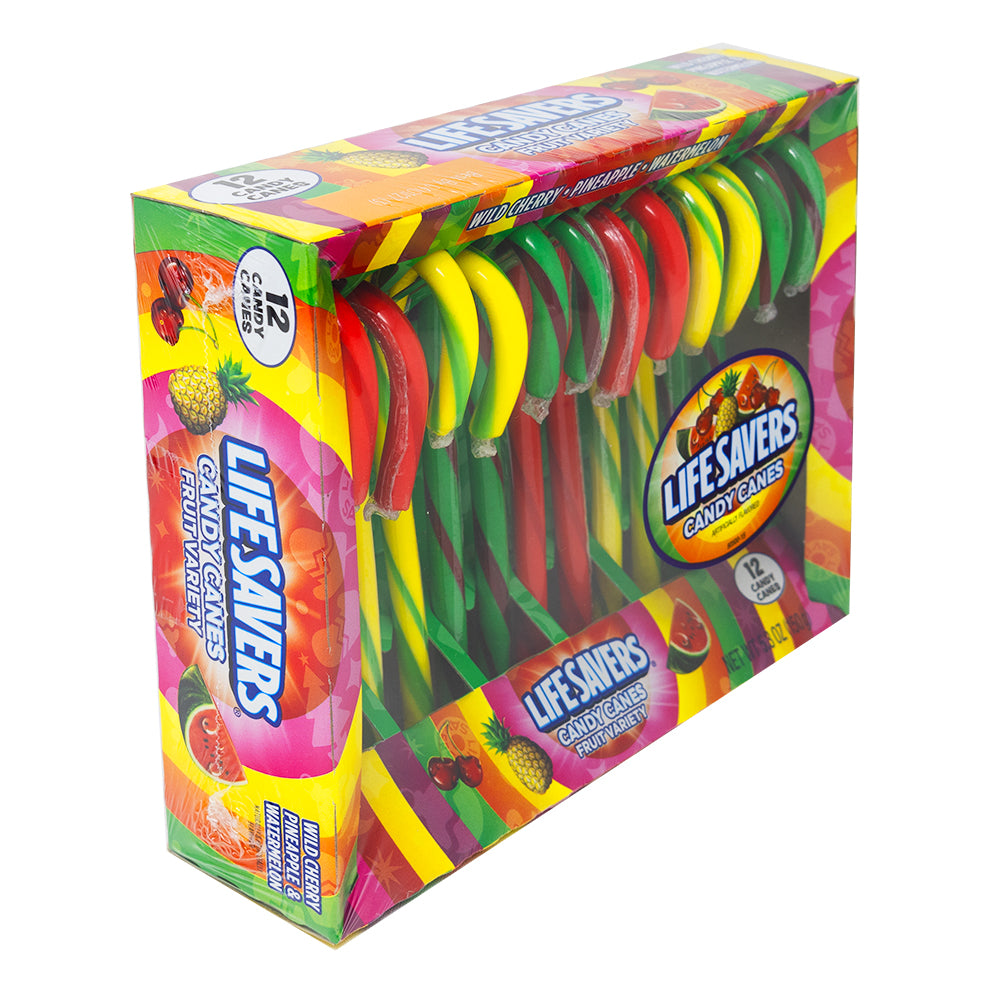 Lifesavers Candy Canes Fruit Variety 12 Pieces | Candy Funhouse – Candy ...