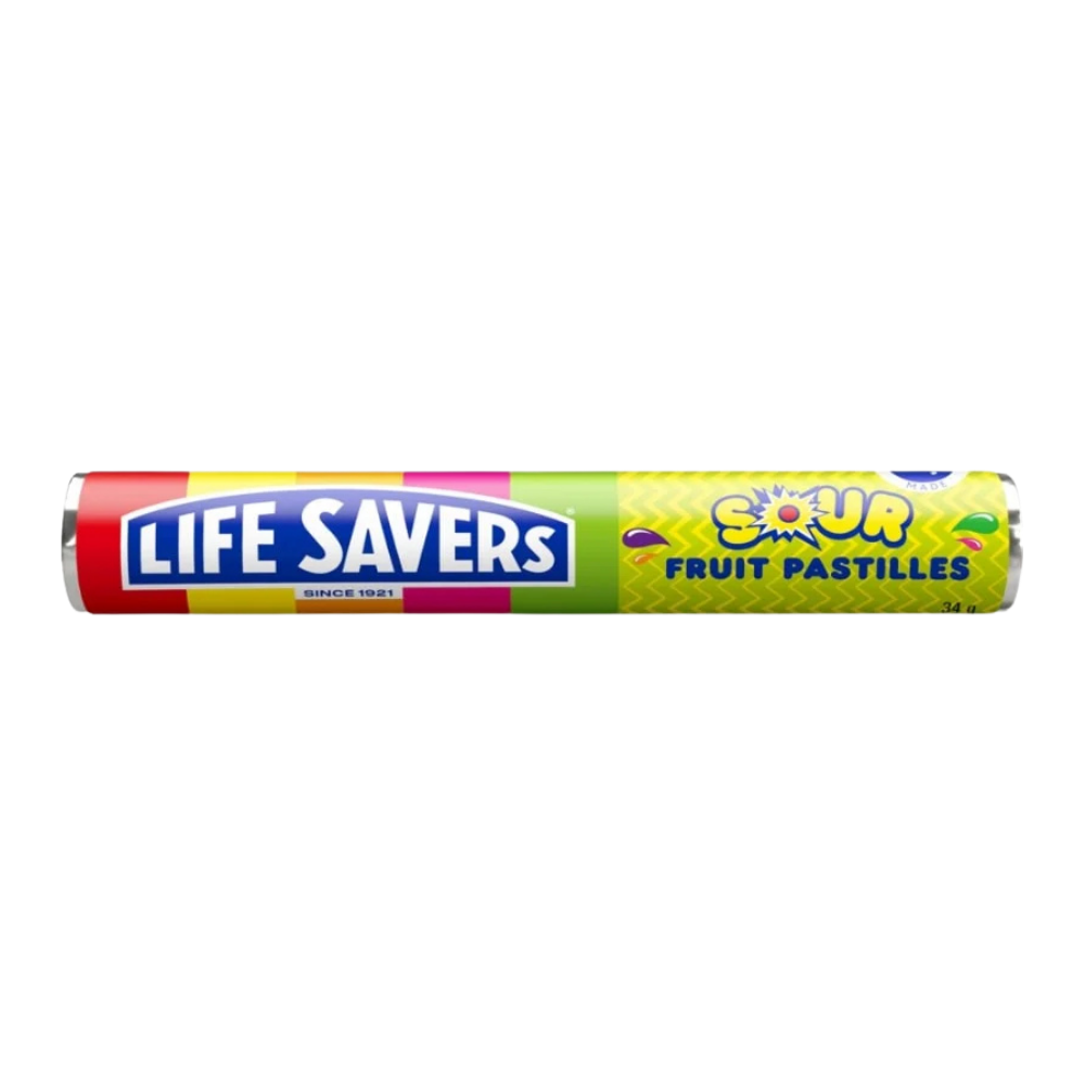 Lifesavers Sour Fruit Pastilles (Australia) - 34g | Candy Funhouse US