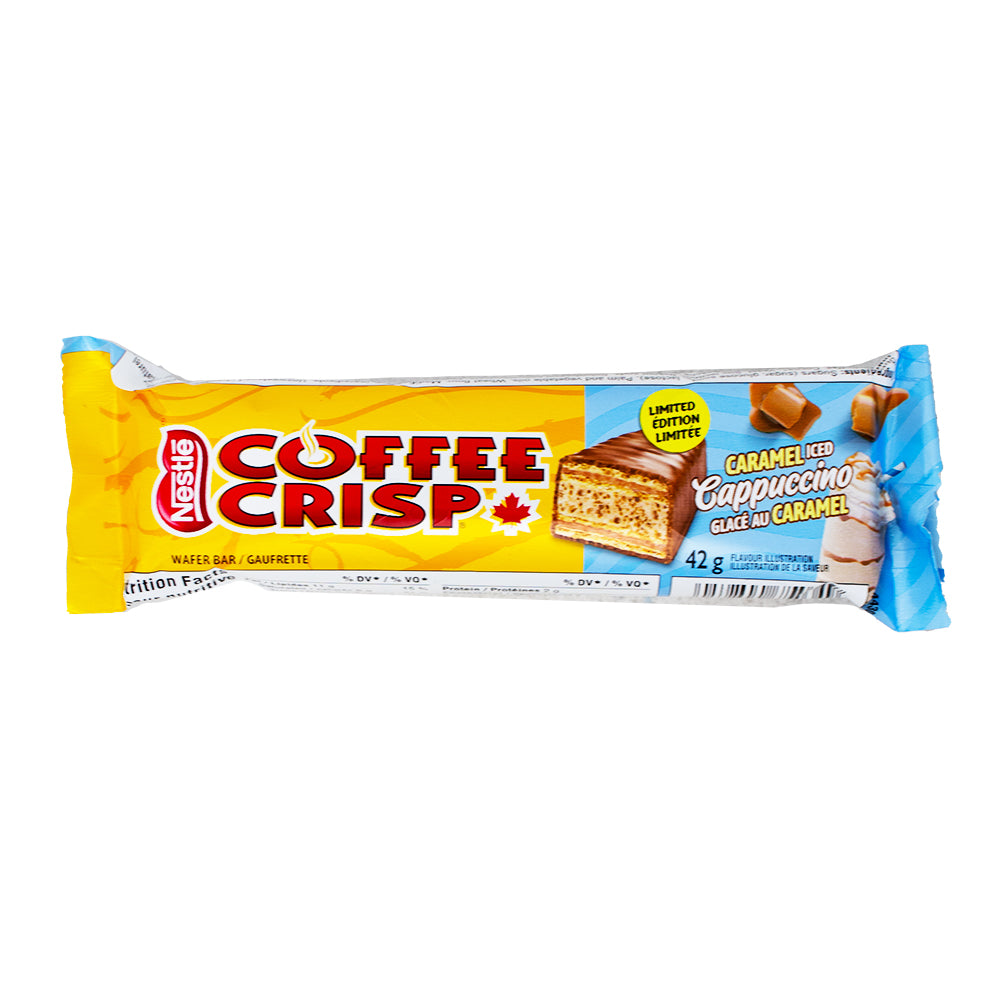 Coffee Crisp Iced Caramel Cappuccino 42g | Candy Funhouse – Candy ...