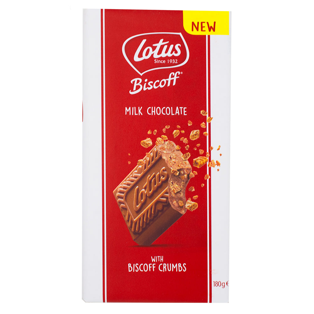 Lotus Biscoff Milk Chocolate Bar (UK) | Candy Funhouse – Candy Funhouse US