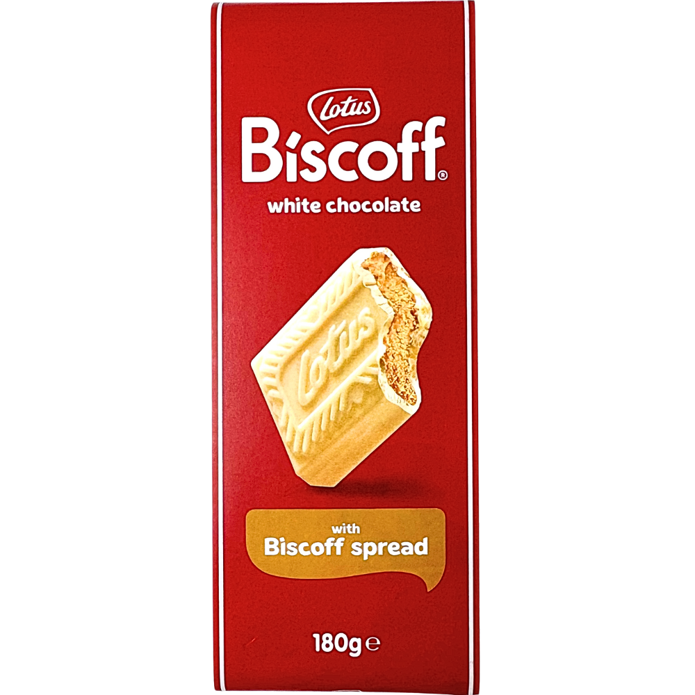 Lotus Biscoff White Chocolate with Biscoff Cream (UK) | Candy Funhouse ...