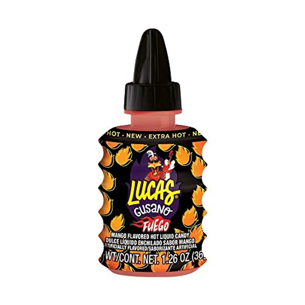 Lucas Gusano Fuego Spicy Piece - 1.26oz | Candy Funhouse – Candy ...