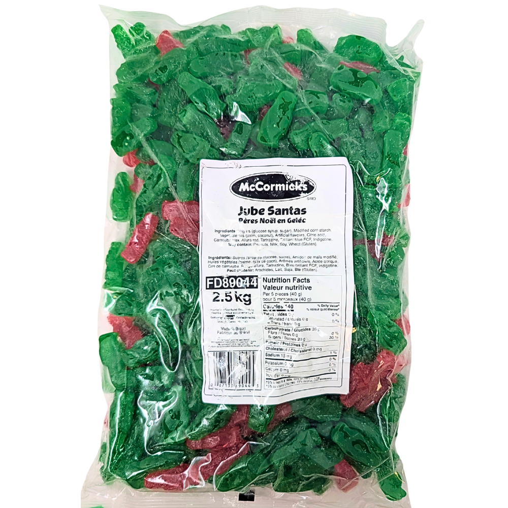 McCormicks Jube Santas - 2.5kg | Candy Funhouse US