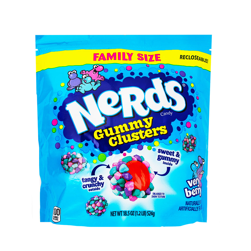 Nerds Gummy Clusters Very Berry Family Size | Candy Funhouse US