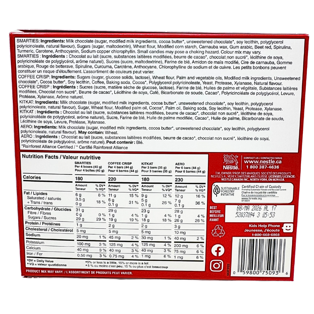 Nestle Assorted Mini's 25ct | Candy Funhouse US