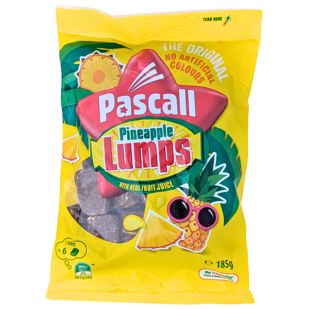 Pascall Pineapple Lumps (Australia) - 185g | Candy Funhouse US