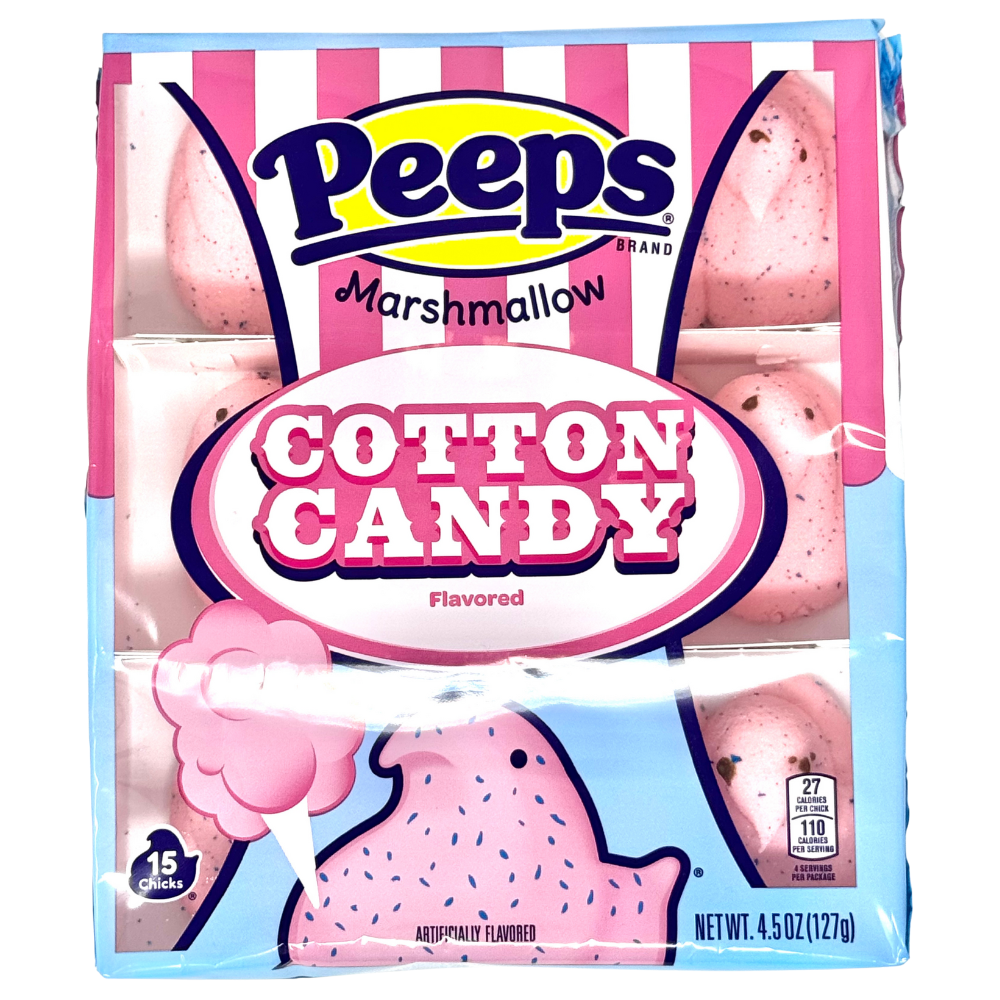 Peeps Cotton Candy 15 Chicks - 4.5oz | Candy Funhouse US