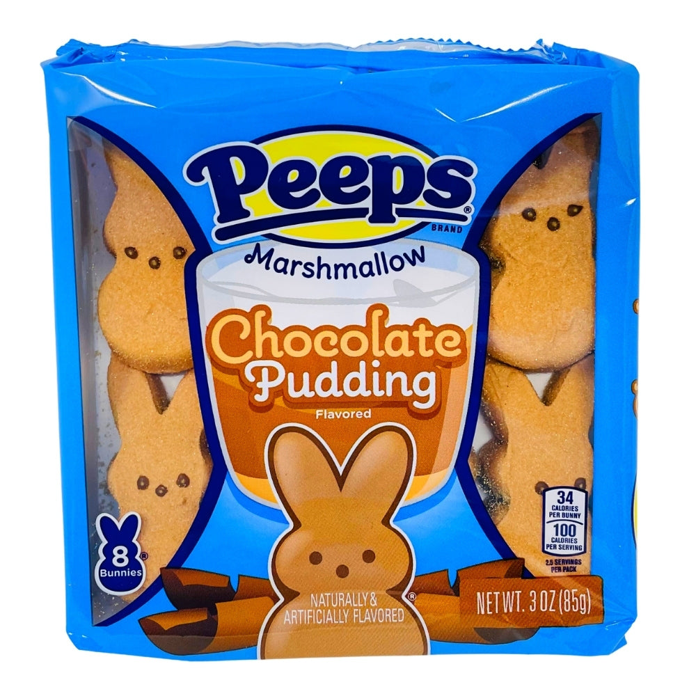 Peeps Chocolate Easter Pudding Marshmallow Bunnies 3oz | CandyFunhouse ...
