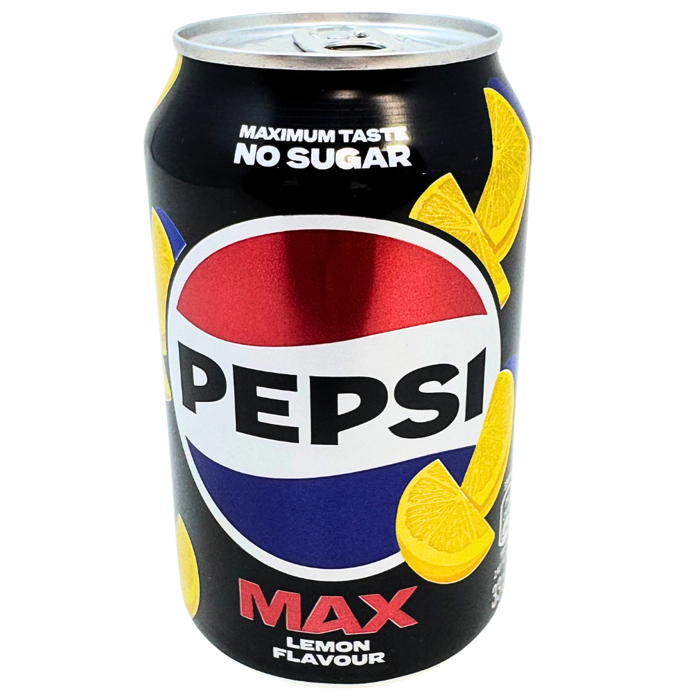 Pepsi MAX Lemon No Sugar - 330mL | Candy Funhouse US