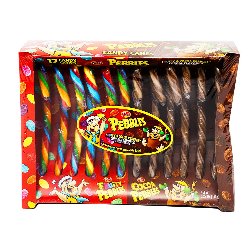 Post Pebbles Candy Canes - 12 Count | Candy Funhouse – Candy Funhouse US