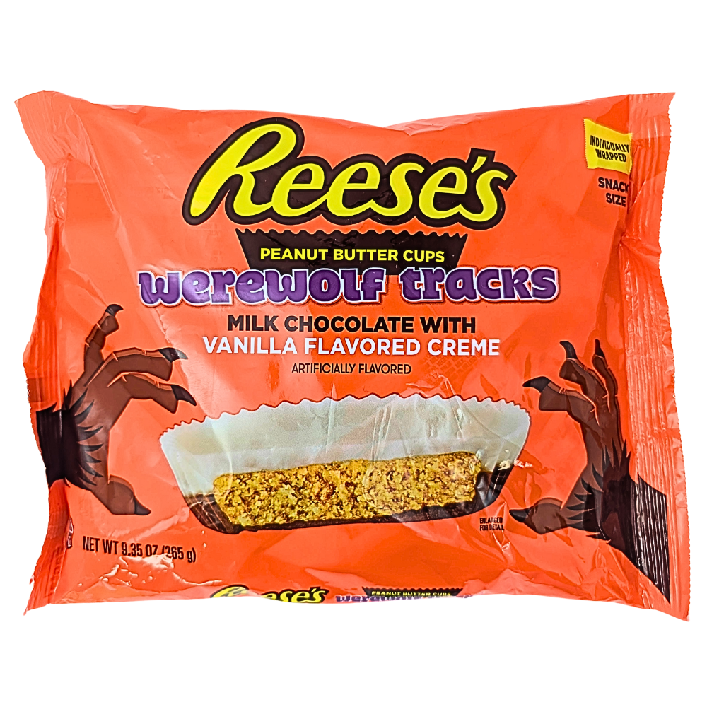 Reese's Werewolf Tracks Peanut Butter Cups -9.35oz | Candy Funhouse US