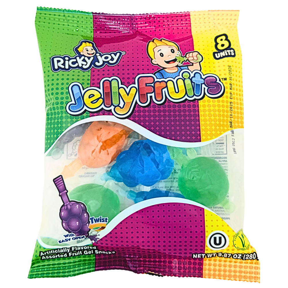 Ricky Joy Jelly Fruits - 9.87oz | Candy Funhouse US
