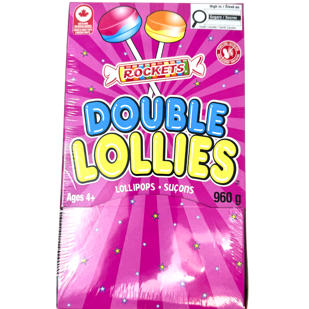 Rockets Double Lollies 120ct - 960g | Candy Funhouse US