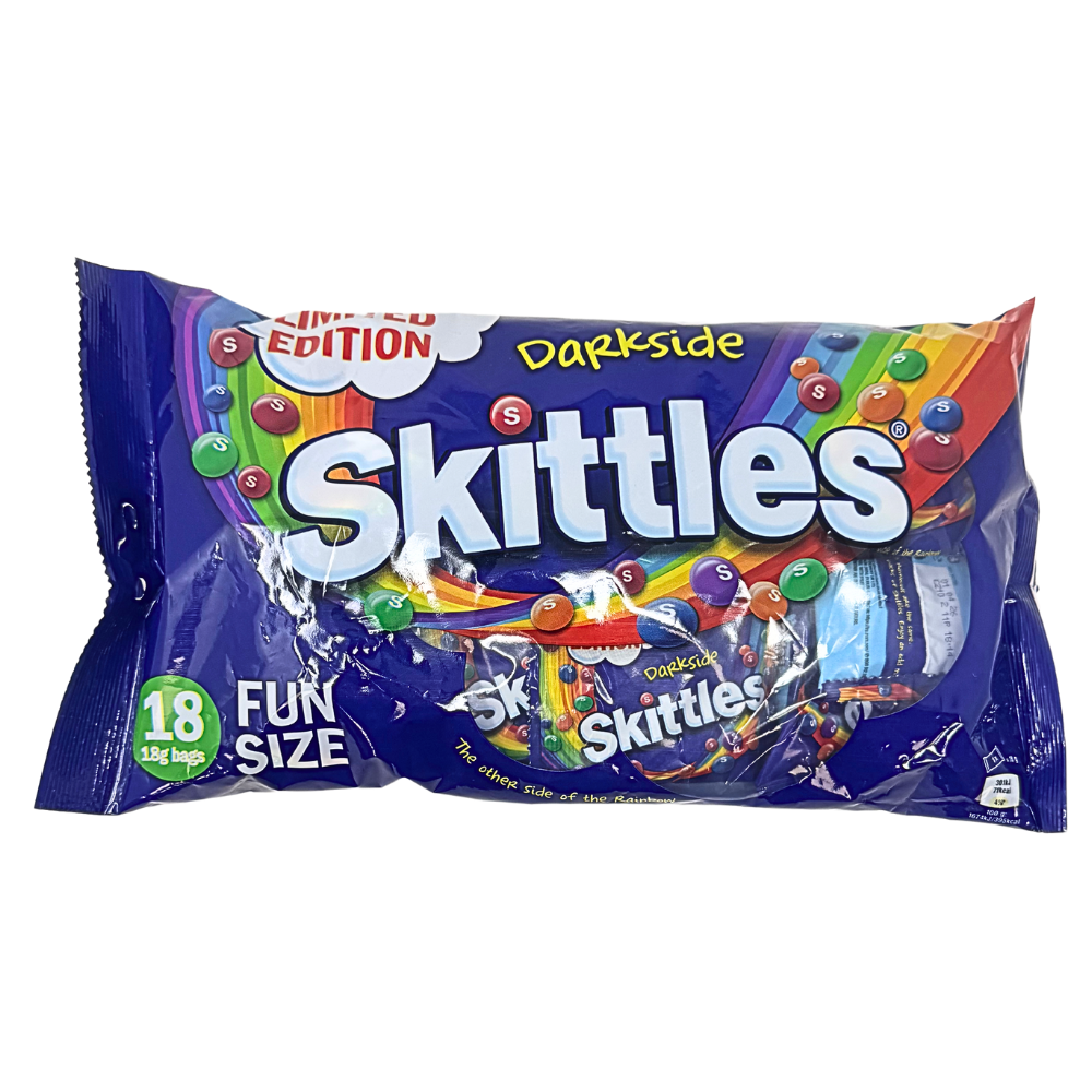 Skittles Dark Side Fun Size (UK) - 324g | Candy Funhouse US