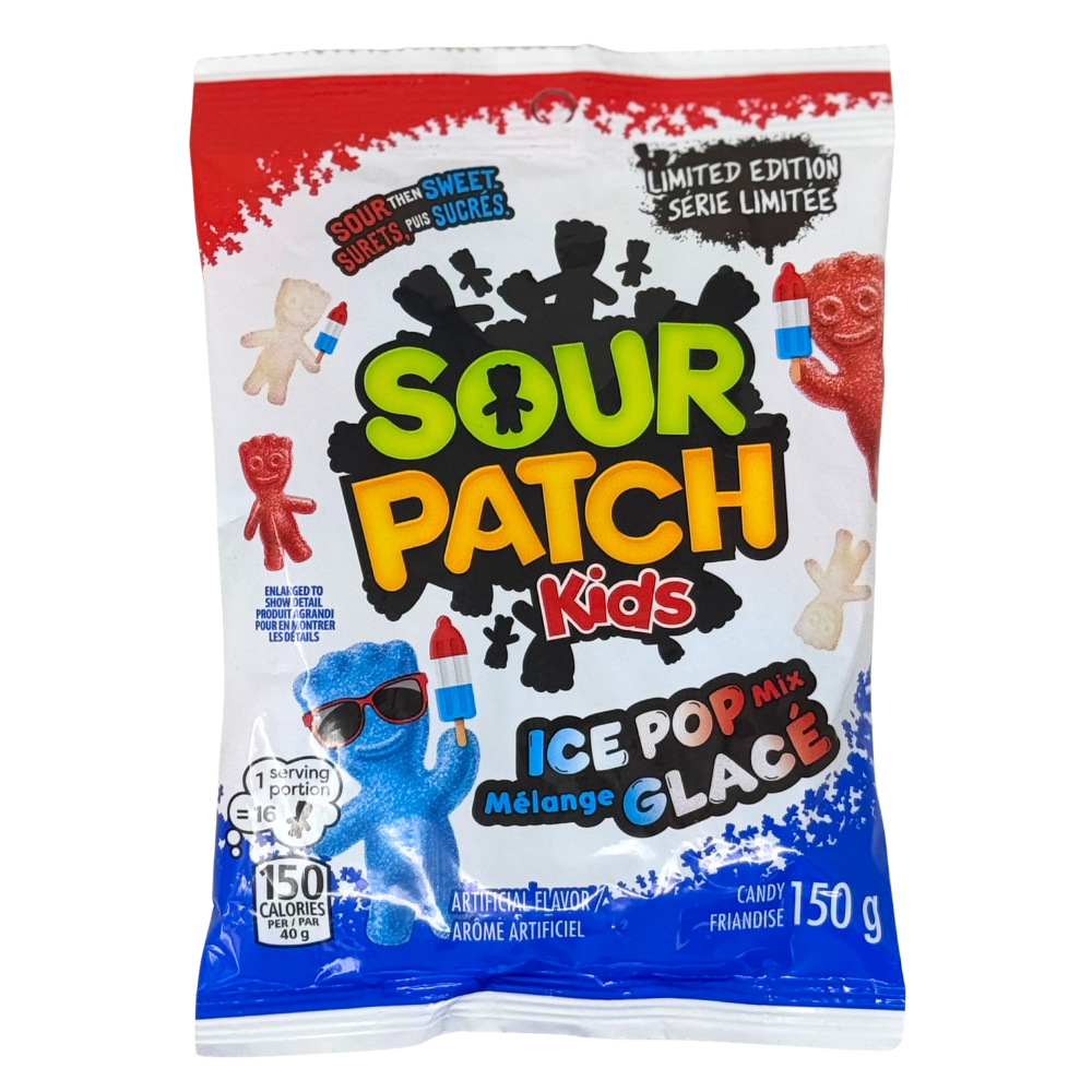 Sour Patch Kids Ice Pop Mix - 150g | Candy Funhouse US