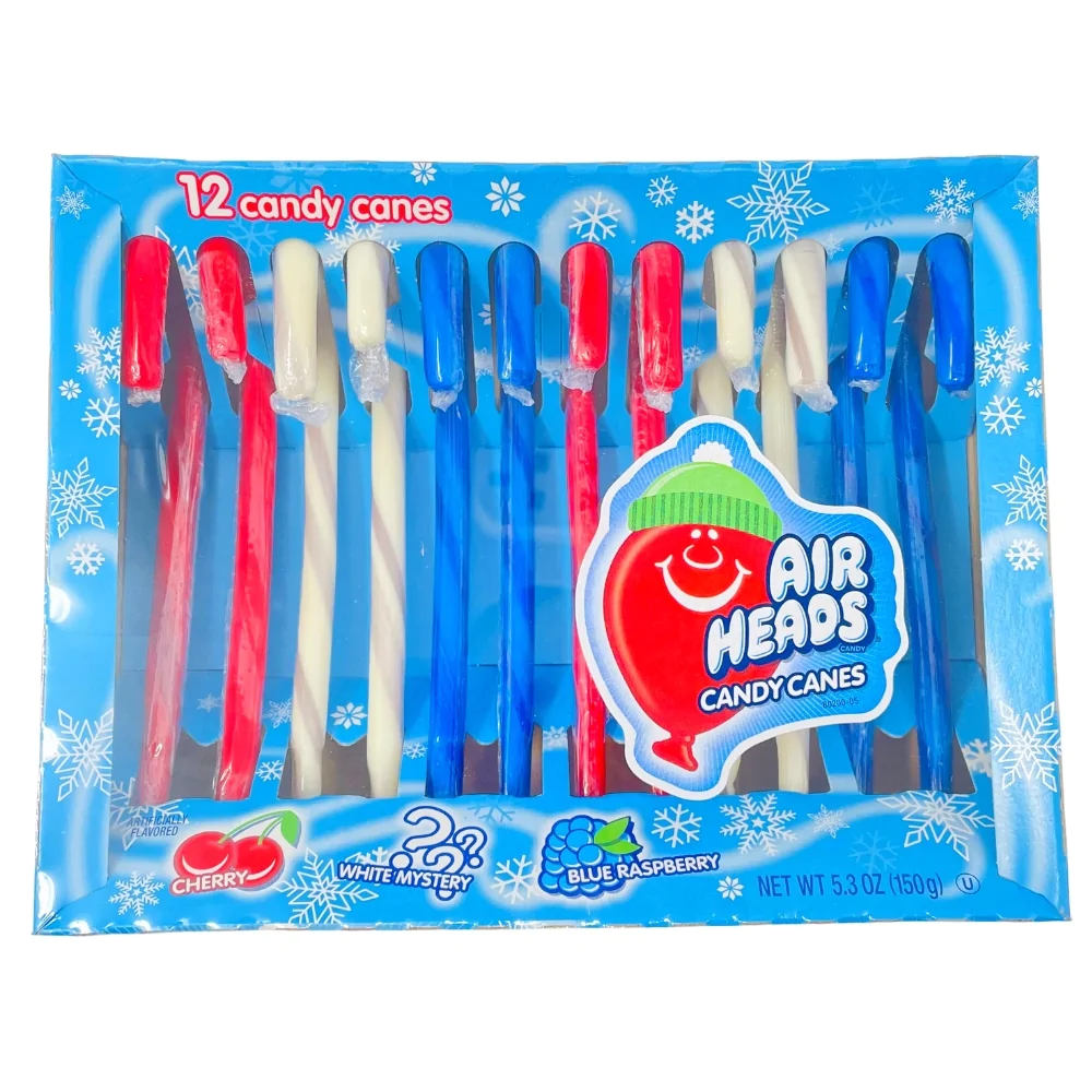 Christmas Airheads Candy Canes 12ct | Candy Funhouse – Candy Funhouse US