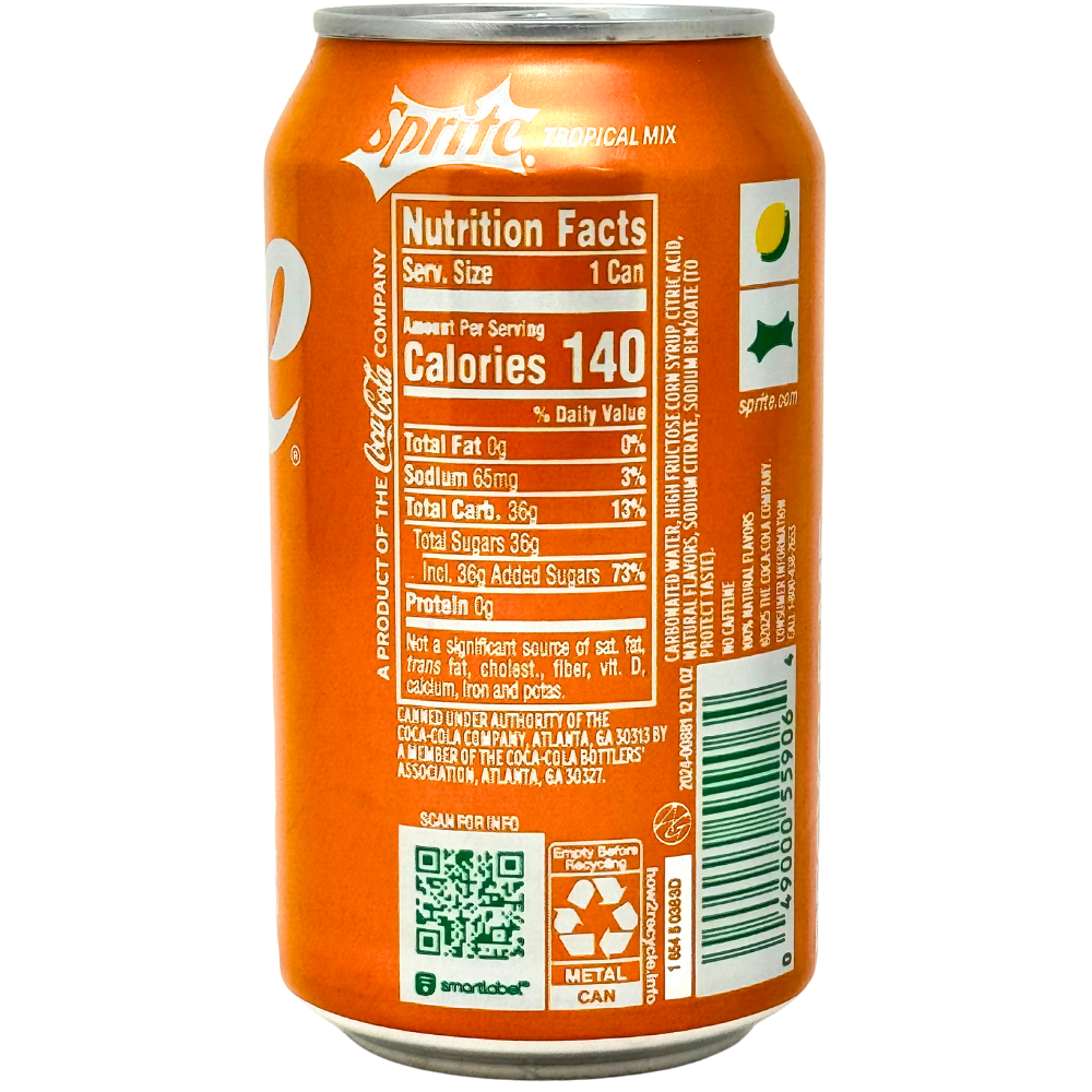 Sprite Tropical Mix - 355mL | Candy Funhouse US
