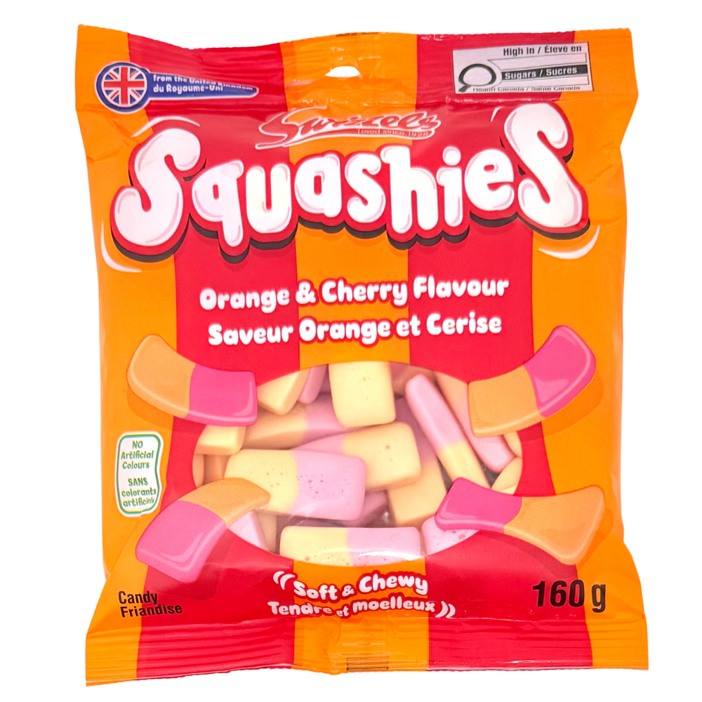 Squashies Orange Cherry - 160g | Candy Funhouse US