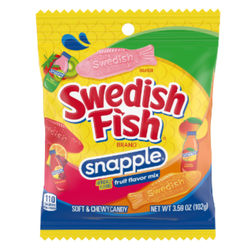 Swedish Fish Snapple Fruit Flavor Mix | Candy Funhouse – Candy Funhouse US