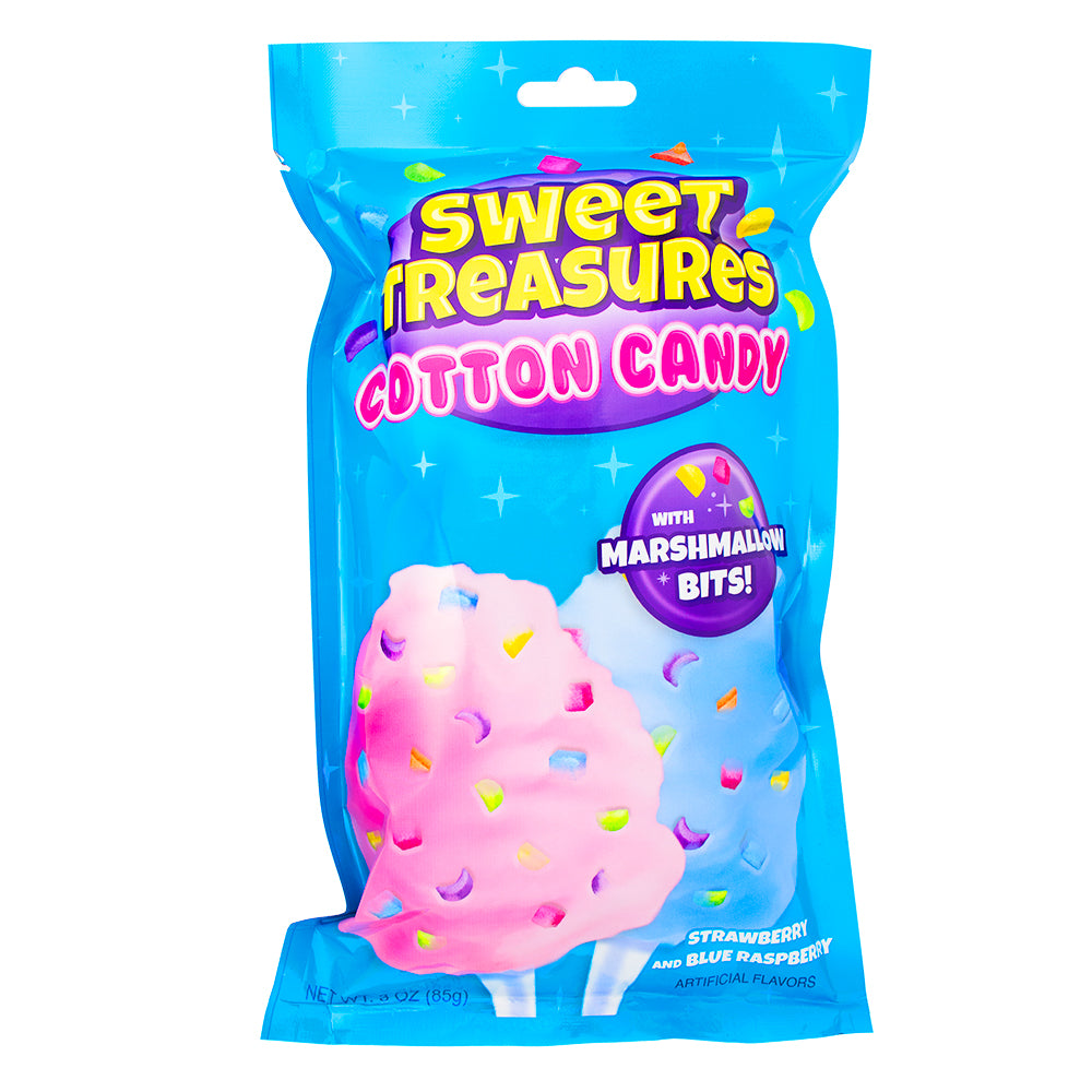 Sweet Treasures Cotton Candy - 3oz | Candy Funhouse US