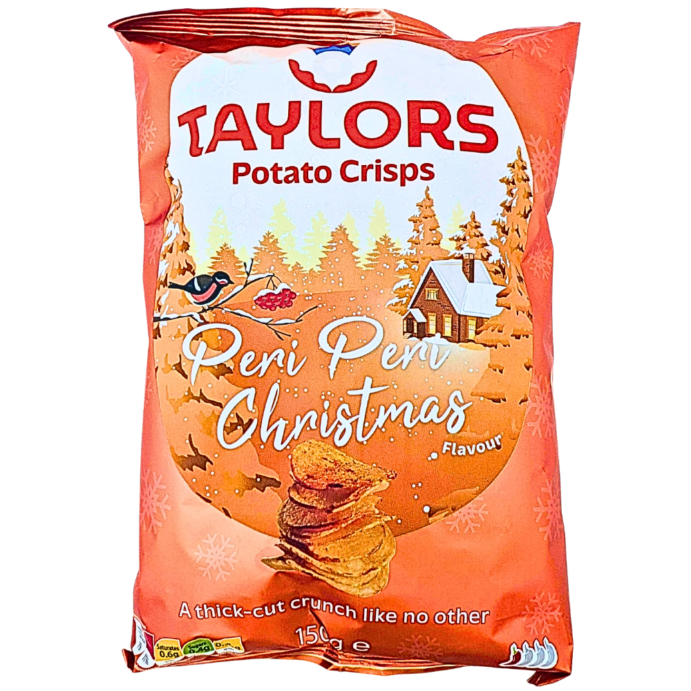 Taylors Peri Peri Christmas Crisps (UK) - 150g | Candy Funhouse US