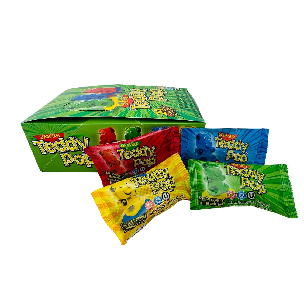 Teddy Pop Sour - 15g | Candy Funhouse US