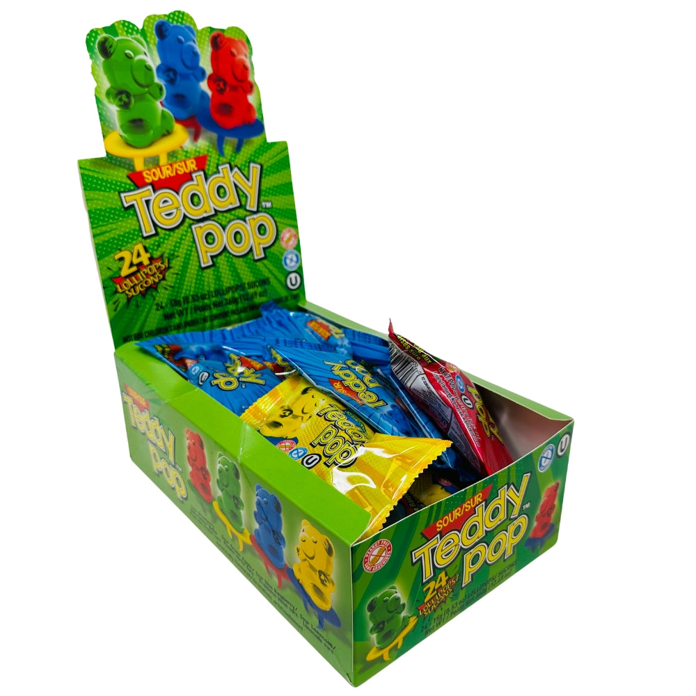 Teddy Pop Sour - 15g | Candy Funhouse